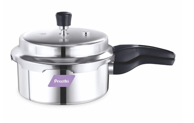 Preethi Triply Outer Lid Induction Base 4.5 Liter Pressure Cooker Pan