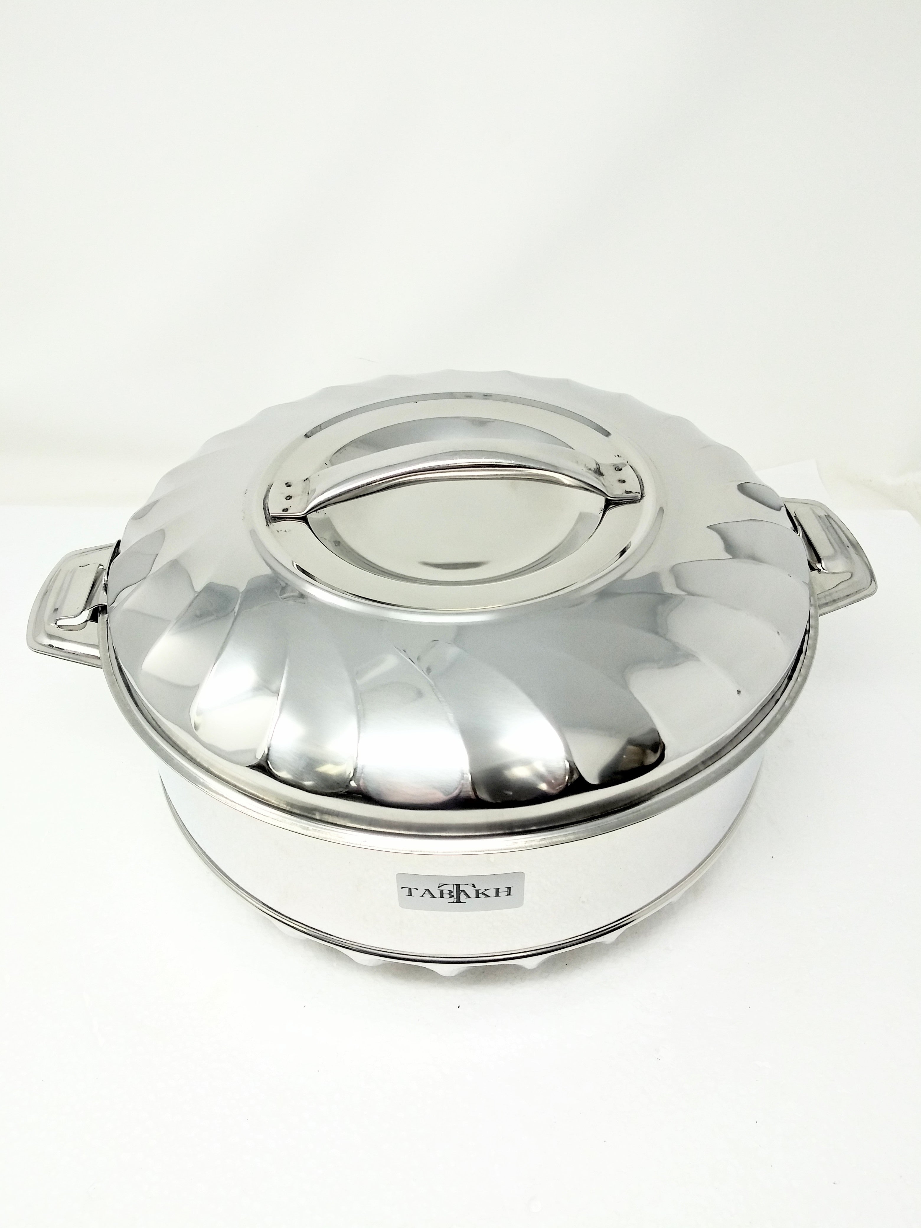 Tabakh Stainless Steel 8500ML Hotpot Casserole Bowl