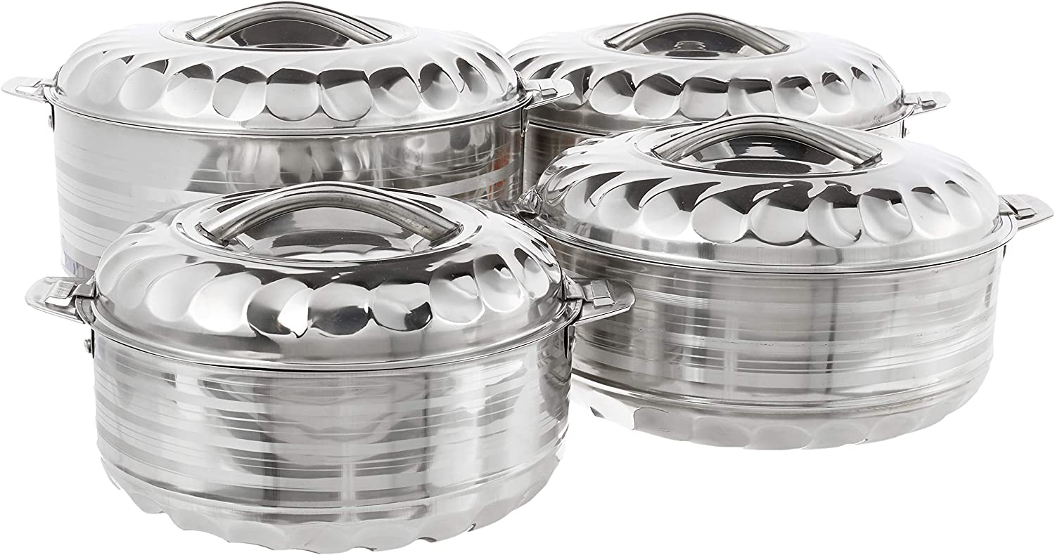 Vinod 4-Piece Insulated Casserole Food Warmer/Cooler Hot Pot Gift Set,